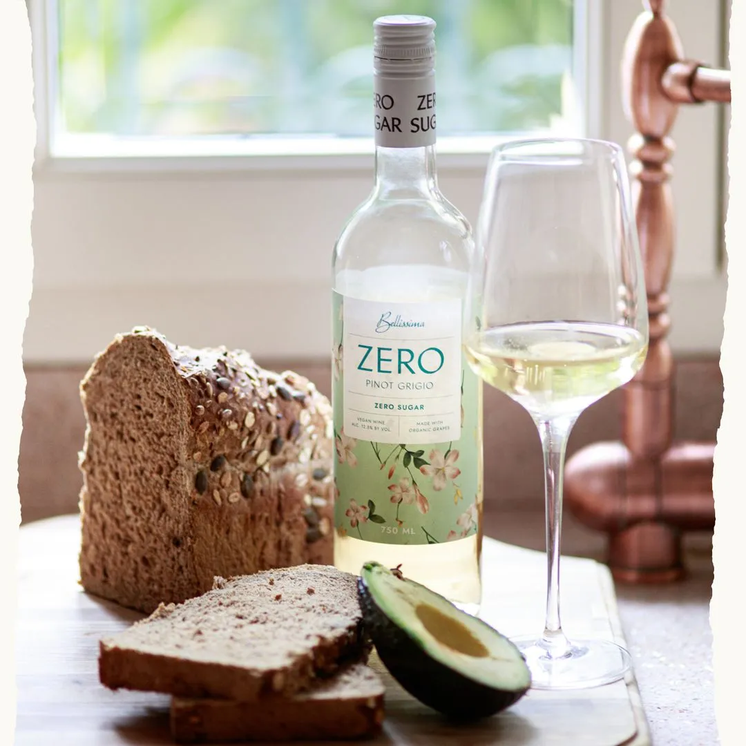 Zero Sugar Pinot Grigio white wine | Bellissima